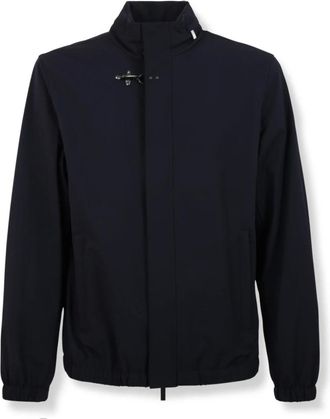 Fay Homme, Vestes, Bleu, Taille: XL Short Travel Bomber