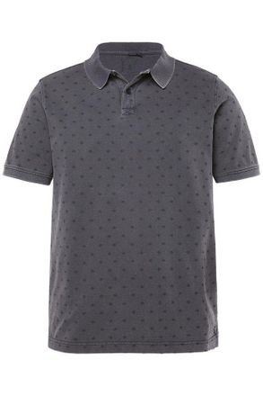 JP1880 Poloshirt Poloshirt Halbarm Piqu&eacute; Alloverdruck Vintage Look
