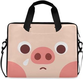 Alaza Sac pour ordinateur portable de 40,6 &agrave; 15,6 pouces - Joli sac &agrave; bandouli&egrave;re Capybara pour ordinateur portable de 40,6 &agrave; 15,6 pouces - Pour homme et fe