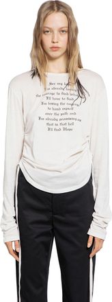 Ann Demeulemeester Dot See My Love Long Sleeve Top