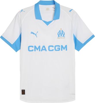 Puma Maillot Authentic Home 25/26 Olympique de Marseille Homme, Accessoires, Blanc, 3XL