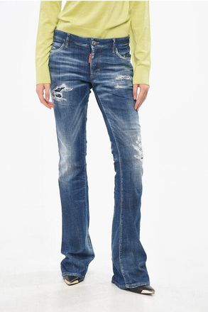 Dsquared2 Medium Waist Boot Cut Jeans 24cm size 44