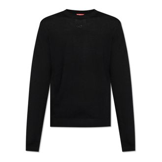 Diesel Pullover K-Valiam - - Knitwear - Herren - Schwarzk - S