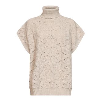 Etro Femme, Pulls, Beige, Taille: 38 FR Pull &agrave; col roul&eacute;