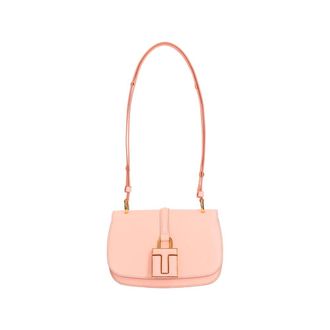 Tom Ford Mini Flap Tasche aus Palmellato-Leder - - Bags - Damen - Rosa - ONE SIZE
