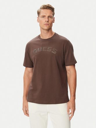 Guess T-Shirt Z6BI04 K6534 Braun Regular Fit