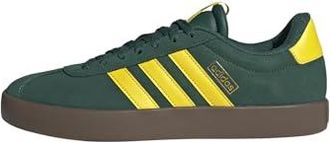 adidas Homme VL Court 3.0 Shoes Chaussures, Or Jaune Vert coll&eacute;gial m&eacute;tallis&eacute;, 35.5 EU