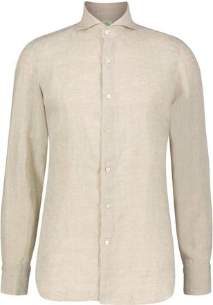 Finamore Herren Hemd aus Leinen