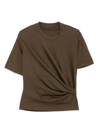 JNBY T-Shirt mit Falten - Braun