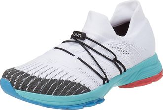 UYN Damen Free Flow Tune Xc Turquoise Sole Sneaker, Weiß Grau, 35 EU