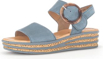 Gabor Damen Plateausandalen, Frauen Sandalen,Best Fitting,Strandschuhe,Plateausandaletten,Dicke Sohle,bequem,Sommerschuhe,Jeans,38.5 EU / 5.5 UK