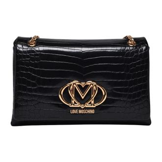 Love Moschino Femme, Sacs, Noir, Taille: ONE Size Sac bandouli&egrave;re Tracolla