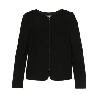 Emporio Armani Damen, Jacken, Schwarzk, LGröße