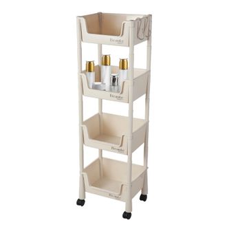Generic Rolling Cart - Tiered Organizer Stand, Mobile Shelf System | Multifunktionales Rad-Lagerst&auml;nder bietet vielseitige Werkzeugeinstellungen f&uuml;r Badezimme