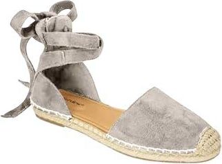 Generic Espadrilles &agrave; plateforme compens&eacute;e pour femme - Sandales en lin - Sandales compens&eacute;es ferm&eacute;es - Chaussures &agrave; plateforme - Espadrilles - Mules dos nu -