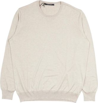 Tagliatore Homme, Pulls, Beige, Taille: 2XL Maille Ras du Cou