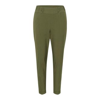 Kaffe Slim-Fit-Hose - - Trousers - Damen - Gr&uuml;n - 2XL