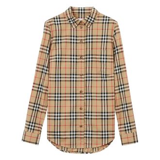 Burberry Lapwing SR - - Blouses & Shirts - Damen - Beige - 2XS
