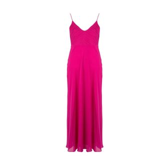 Patrizia Pepe Elegantes Kleid mit Verstellbaren Tr&auml;gern - - Dresses - Damen - Rosa - M