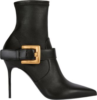 Balmain Femme, Chaussures, Noir, Taille: 37 EU Bottes Anthem &agrave; Boucle