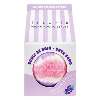 Inuwet Bombe de bain Ice cream cassis - 120 g Inuwet