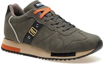 Blauer U.S.A. Queens, Baskets Mode Casual Casual Chaussures Unisexe, Elephant Black, 41 EU