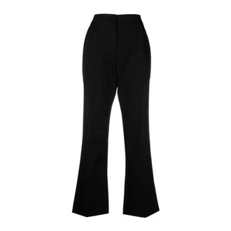 Jil Sander Kompakte Hose aus Woll-Grain de Poudre - - Trousers - Damen - Schwarzk - M