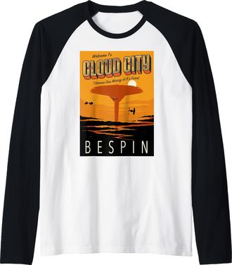 Star Wars Poster Cloud City Bespin bei Sonnenuntergang Raglan