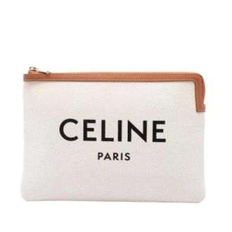 Celine Pre-owned Vintage Canvas Clutch - - Pre-owned - Damen - Beige - ONE SIZE