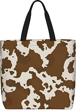 Generic Sac Fourre-Tout Imprim&eacute; L&eacute;opard Grand Sac A Main Pliable Avec Poign&eacute;es Sacs En Toile Pour Femmes, Pour Burea, Voyage, Femmes, &Eacute;cole