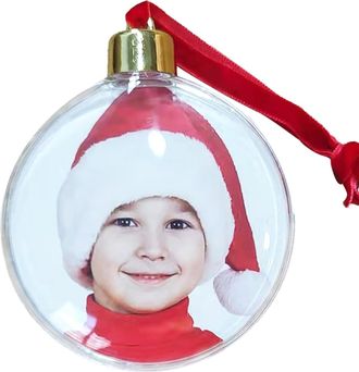 Generic Foto-Ornamente f&uuml;r Weihnachtsbaum | Dekorative Bilderrahmen f&uuml;r Weihnachtsbaum - Tragbare Festivaldekoration Garten, Garten, baumelnde Ornamente de