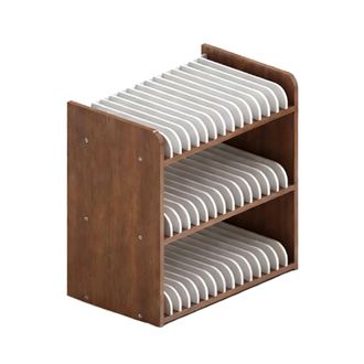 Generic 45 F&auml;cher, Handyhalterung f&uuml;r Klassenzimmer, Aufbewahrungsbox Aus Holz f&uuml;r Mobiltelefone, Robust und Langlebig, Montage Erforderlich, f&uuml;r B&uuml;ro, Labor 