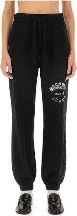 Moschino Femme, Pantalons, Noir, Taille: 38 FR Pantalone in maglia