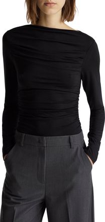 Benetton Damen M/L 37ukd10ba T-Shirt, Schwarz, X-Large