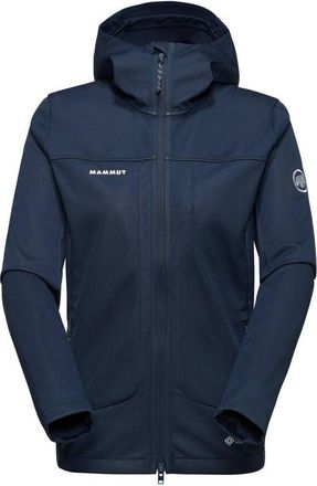 Mammut Damen Softshelljacke ULTIMATE VIII SO HOODED JACKET Regular Fit aus recyceltem Polyester