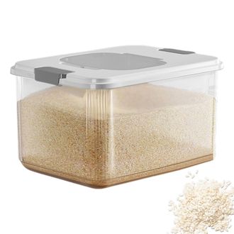 Generico Aufbewahrungsbeh&auml;lter f&uuml;r Tiernahrung: gro&szlig;er stapelbarer Hundebeh&auml;lter, Mehrzweck-M&uuml;sli und behandeltes Fass | Praktische Futterl&ouml;sung f&uuml;r den Au&szlig;enb