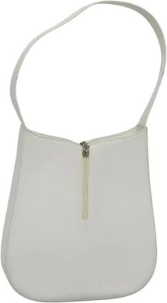 Ferragamo Pre-owned Cuir sacs-main - Femme - Pre-owned - Blanc - Taille: ONE Size