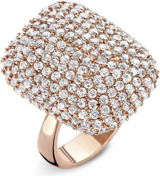 Orphelia Alvina Damen Ring Silber R-13436/50, Rosa (rose gold), 50 (15.9)