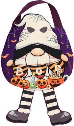 Generico Sacs de f&ecirc;te dHalloween - Sacs &agrave; bonbons citrouille dHalloween | Sacs &agrave; bonbons | Sacs de f&ecirc;te faveurs r&eacute;utilisables en tissu non tiss&eacute; Candy Totes Ta