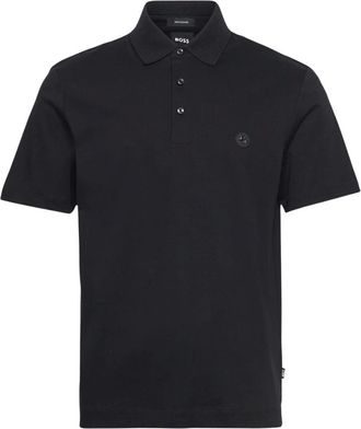 HUGO BOSS Homme, Tops, Noir, Taille: XL Polo en coton avec logo