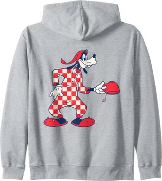 Disney Goofy Checkered Pajamas Slumber Party PJs Pose Kapuzenjacke