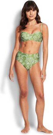 Seafolly Damen Bikinioberteil Folklore Bustier Bra