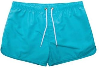 Generic Short de bain hawa&iuml;en pour homme - S&eacute;chage rapide - Avec poches - Short de bain pour homme, bleu marine, 4XL