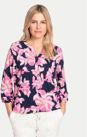 Olsen Bluse 11105041 Dunkelblau Regular Fit