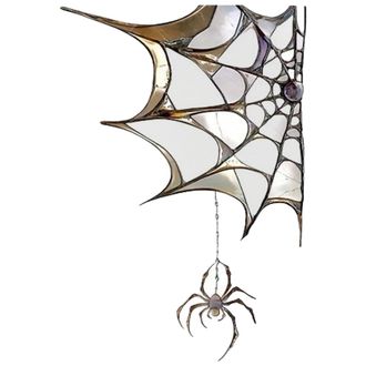 Generic Spinnennetz-Wandaufkleber, statisch haftende transparente Glasdekorb&ouml;gen, d&uuml;nne 2D-gemusterte Webgrafiken, abziehbare Urlaubs-Vinyl-Kunst, schnell anz