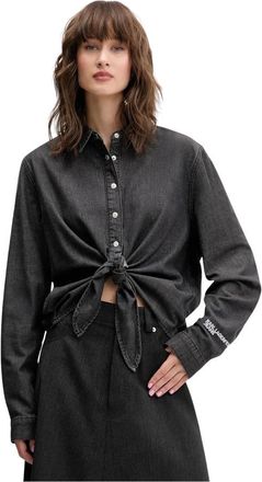 Karl Lagerfeld Damen, Blusen & Hemden, Grau, XLGr&ouml;&szlig;e