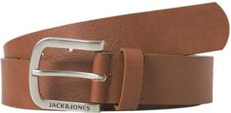 Jack & Jones Jacharry Belt Noos, Cognac, Numeric_105 Hommes