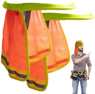 Generic Baumhutschatten - abnehmbare harte Hutsonne mit breitem Rand und Nackenschatten, stark reflektierendes Zubehör mit hoher Sichtbarkeit für Sonnenschutz