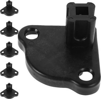 Hemobllo Lot de 6 Pieds de Support Inf&eacute;rieurs Noirs pour Tente Dauvent, Base de Remplacement Portable L&eacute;g&egrave;re et Robuste, Accessoires de Montage Universels pour