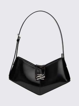 Karl Lagerfeld K/Studio Autograph Mini-Schultertasche aus Stoff mit Monogramm